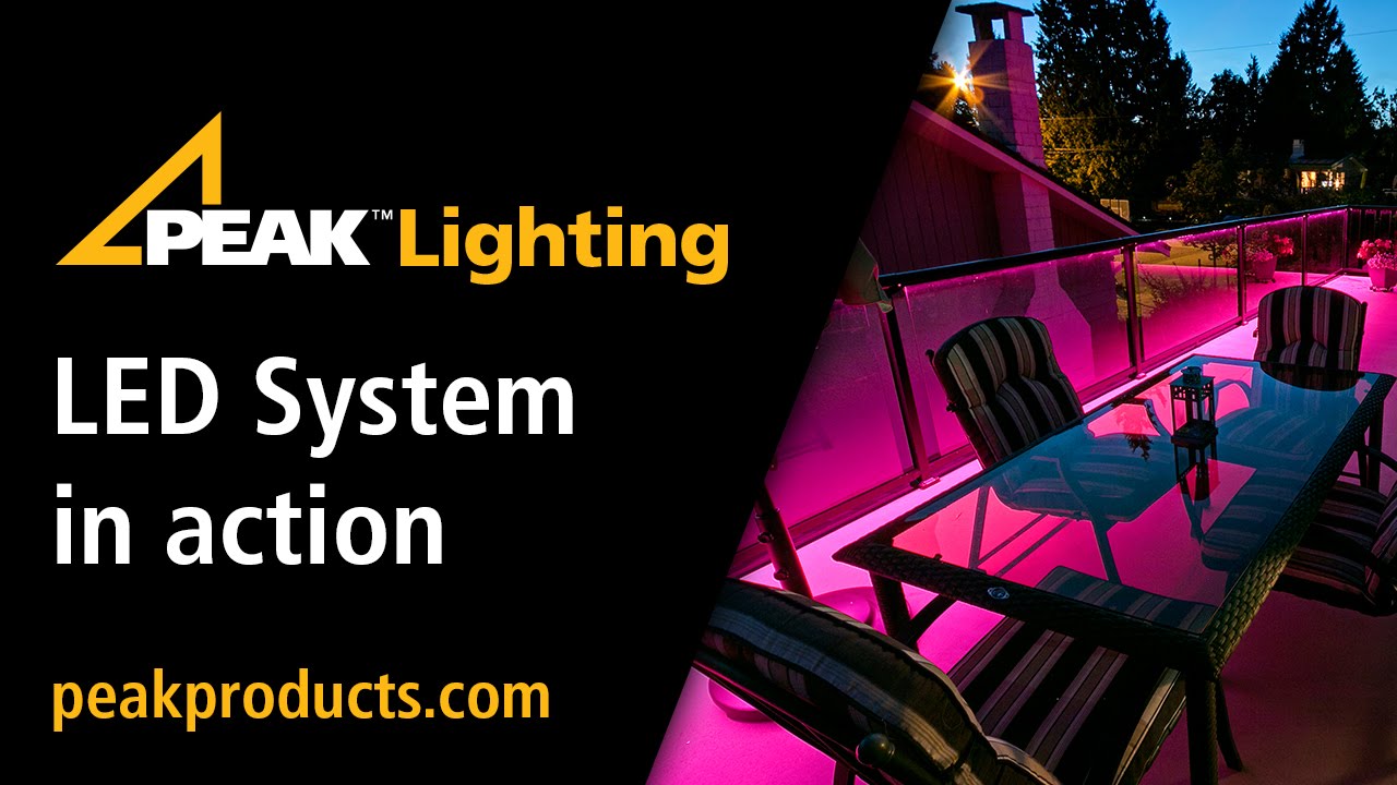 Peak Lighting LED System in Action - YouTube