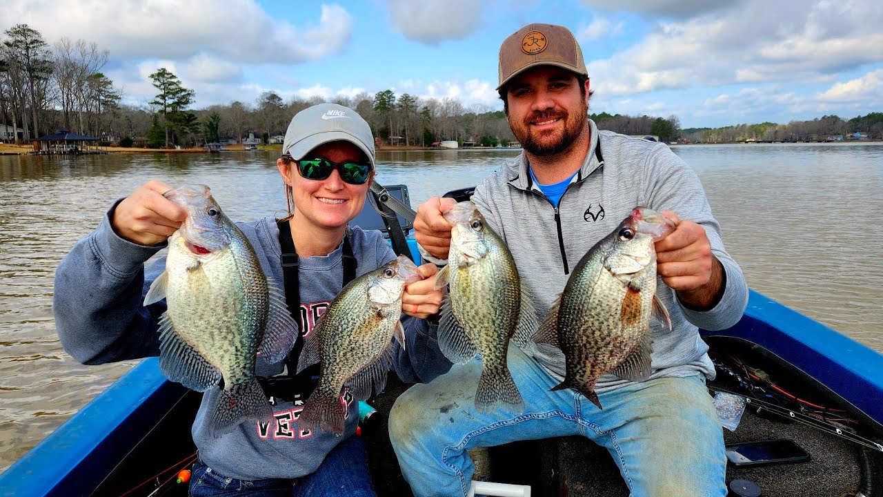 Pre Spawn Crappie Dock Shooting In Georgia!!! {Catch Clean Cook} - YouTube