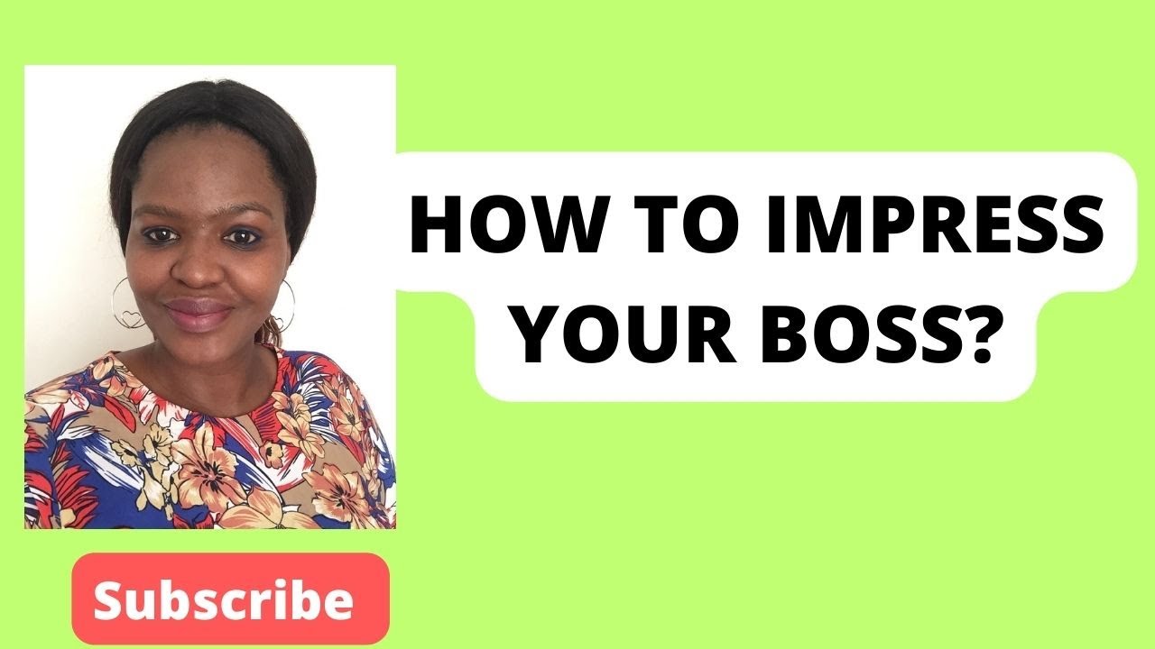 How to impress your Boss and be promoted? - YouTube