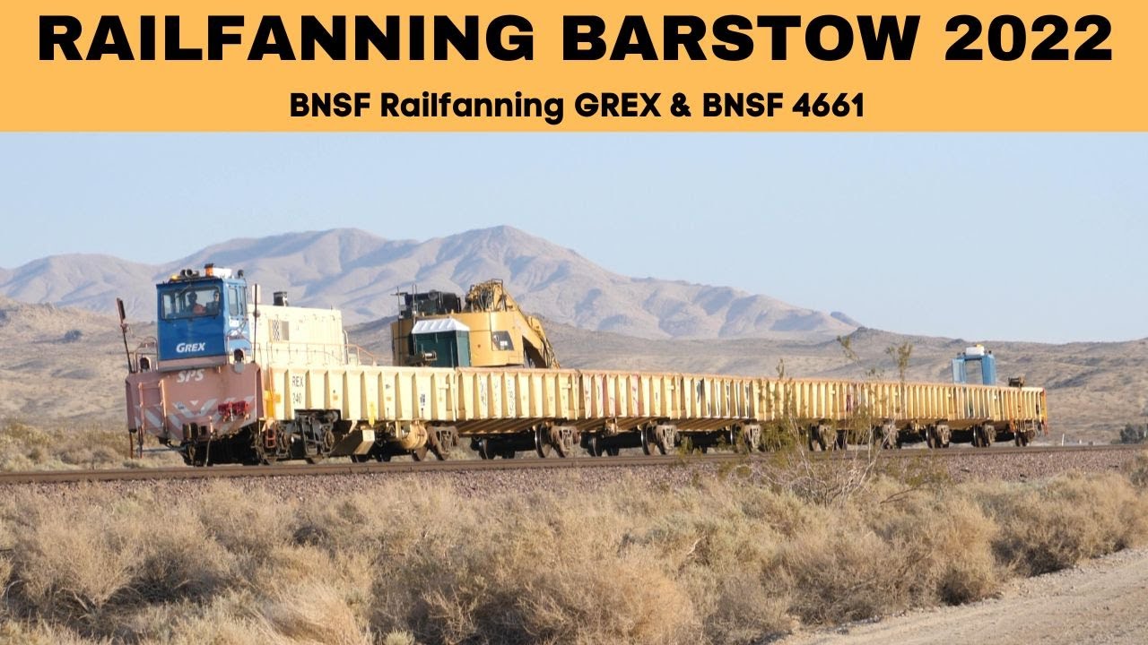 BNSF Railfanning GREX Dump Train, Self-Powered Slot (SPS) & BNSF 4661 ...