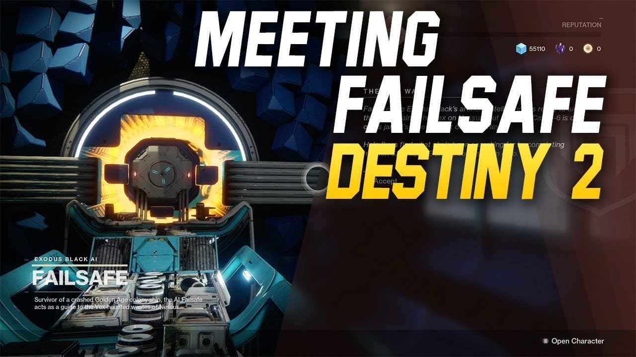 Destiny 2 Story: MEETING FAILSAFE - YouTube