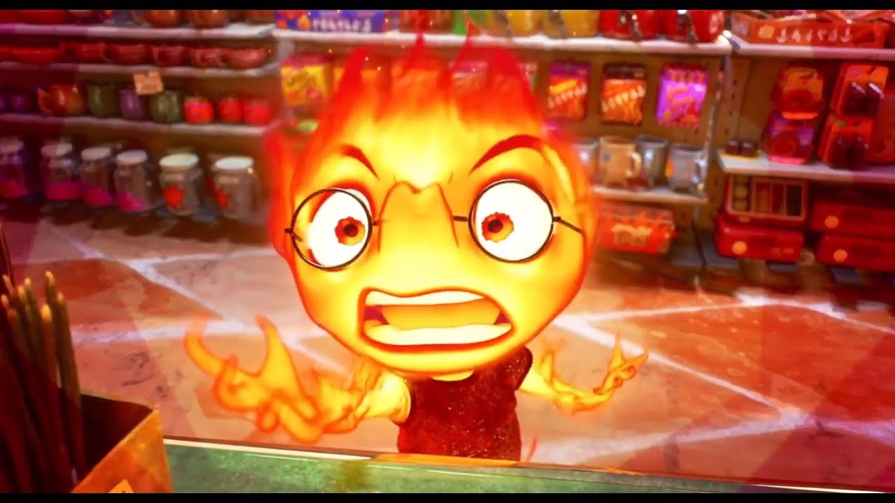 Just Give Me The Free One | Elemental (2023) Ember loses her temper ...