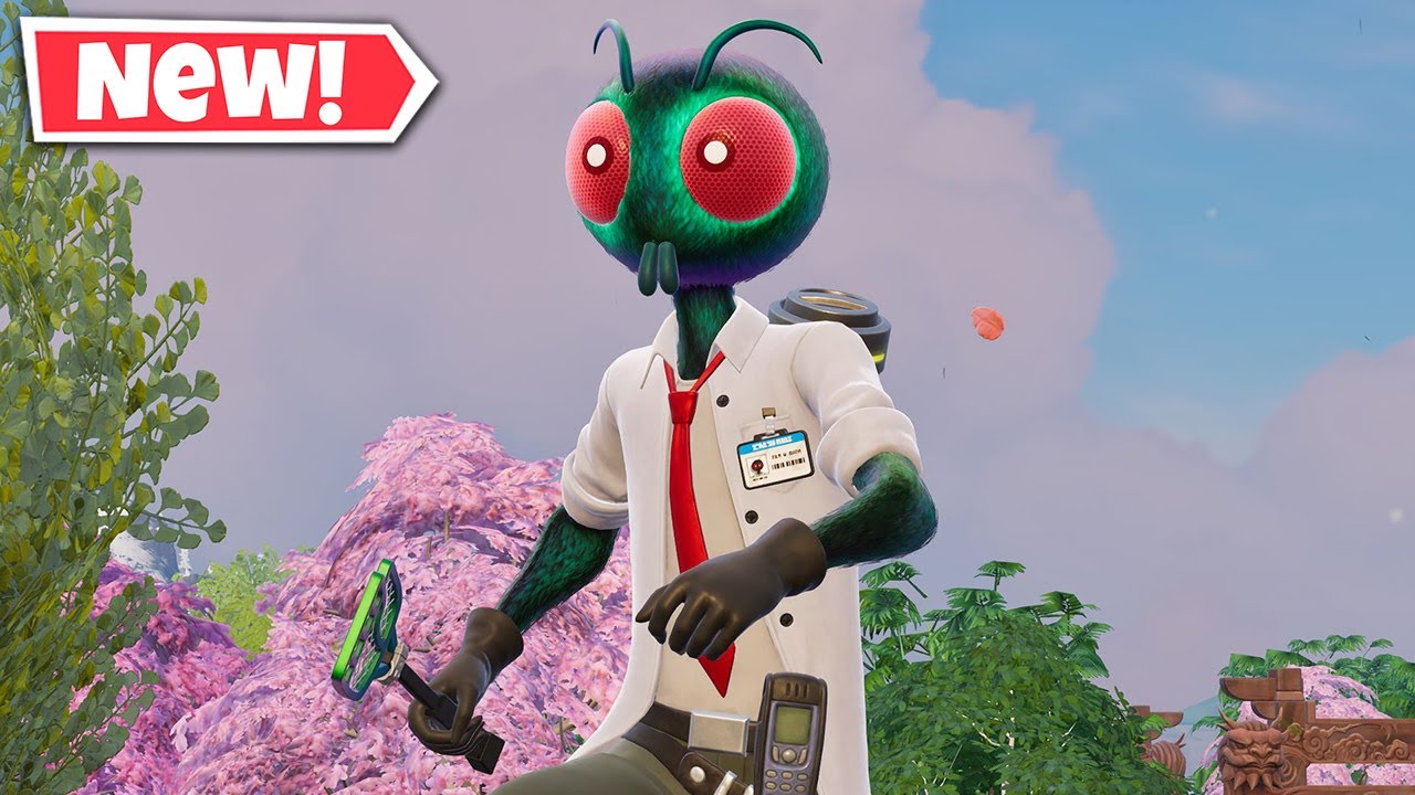 NEW DR. THEODORE FLYESBEE Skin Gameplay In Fortnite! - YouTube