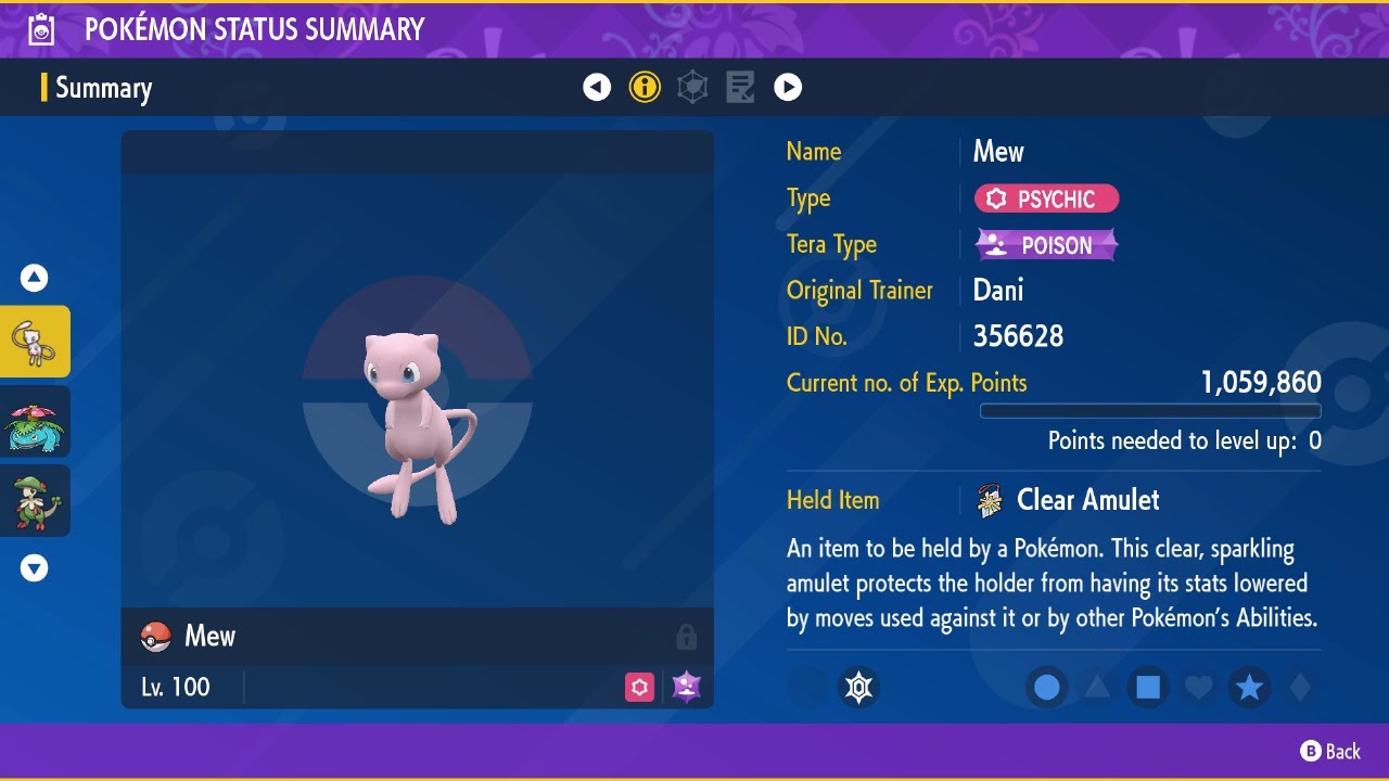 Mew (Poison, Special) - Solo - 7 Star Serperior Raid - Pokemon Scarlet ...