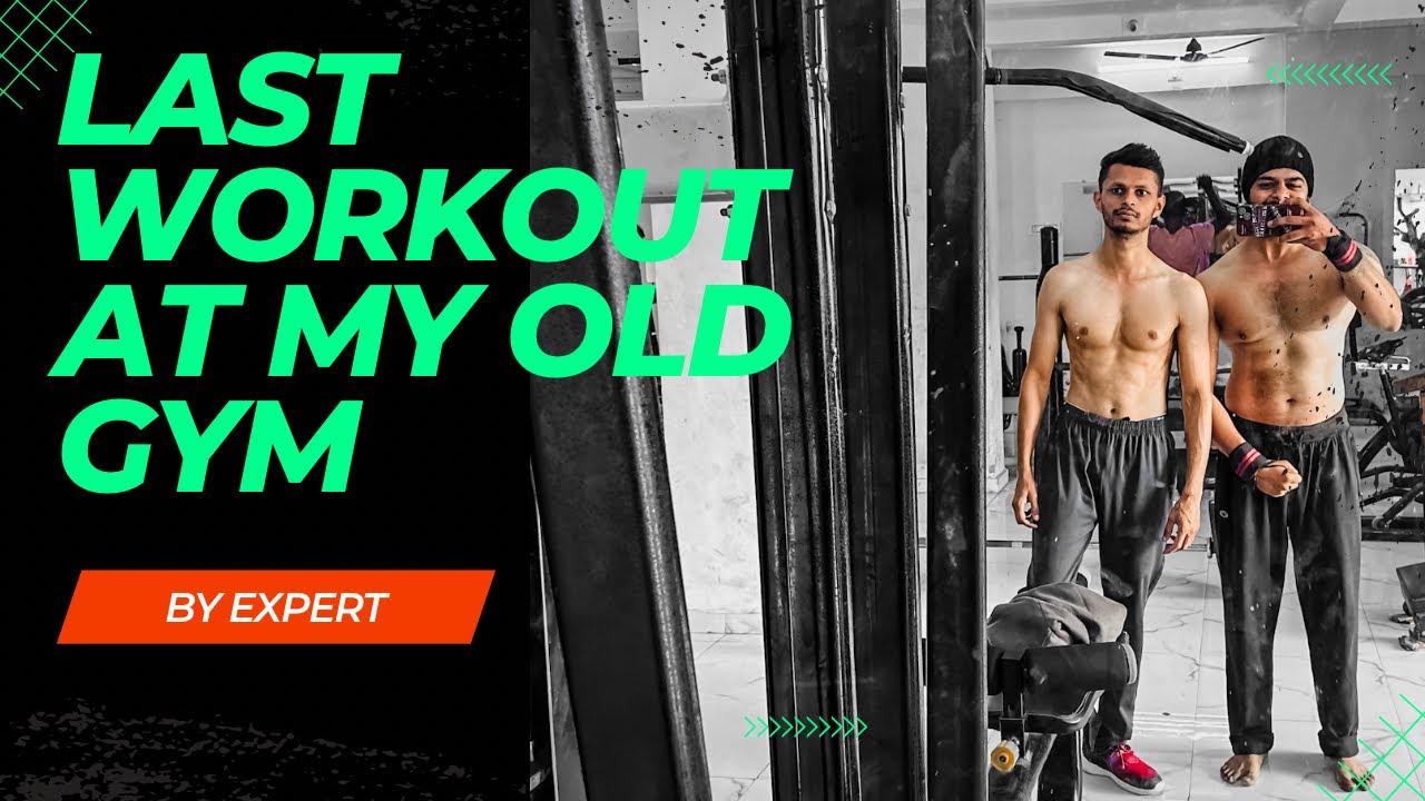 Last Workout At My Old Gym ||back and tricep,abs,cardio||#workout # ...