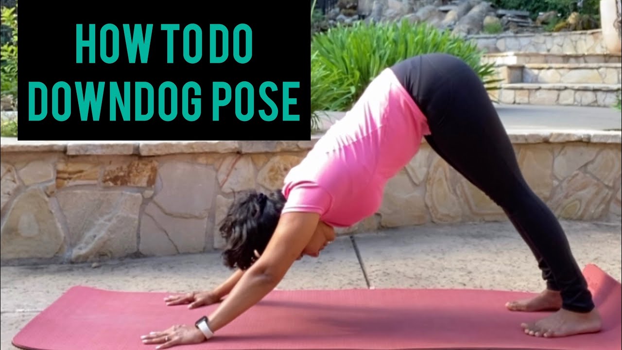 How to do Downdog pose - YouTube