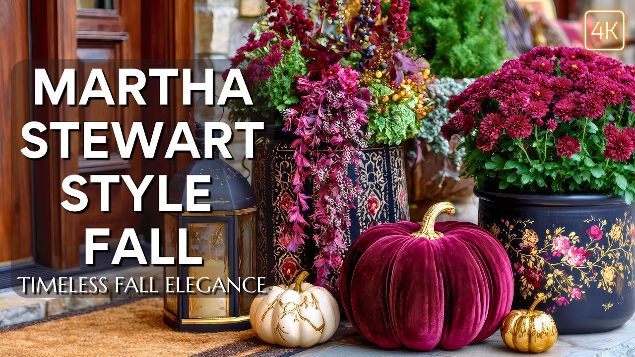 Martha Stewart Autumn Charm 2025: Elegant Fall Home Decor Ideas For ...