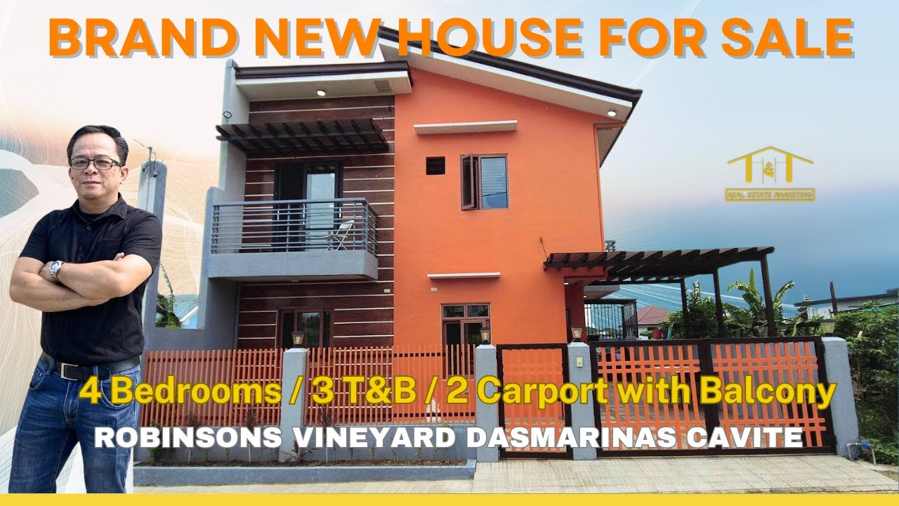 BRAND NEW HOUSE & LOT FOR SALE IN ROBINSONS VINEYARD SUBD. IN DASMA ...
