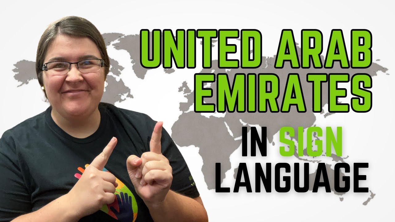 How to sign United Arab Emirates in Emirati Sign Language | الإمارات ...
