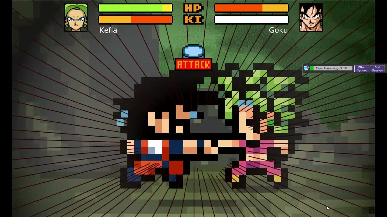 Dragon Ball Devolution GOKU AND VEGETA VS KALE AND CAULIFLA FT VEGETIO ...