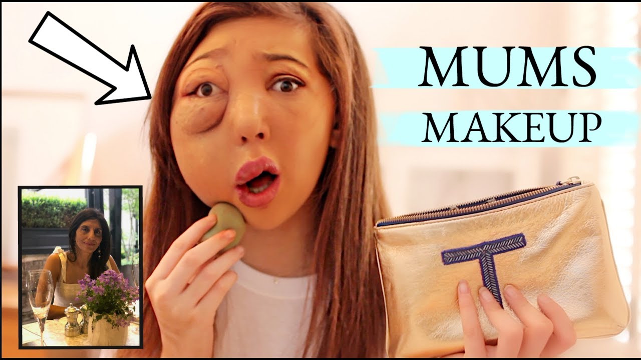 FULL FACE USING ONLY MY MUMS MAKEUP!! 😱😩 WAS IT A SUCCESS? | Nikki ...