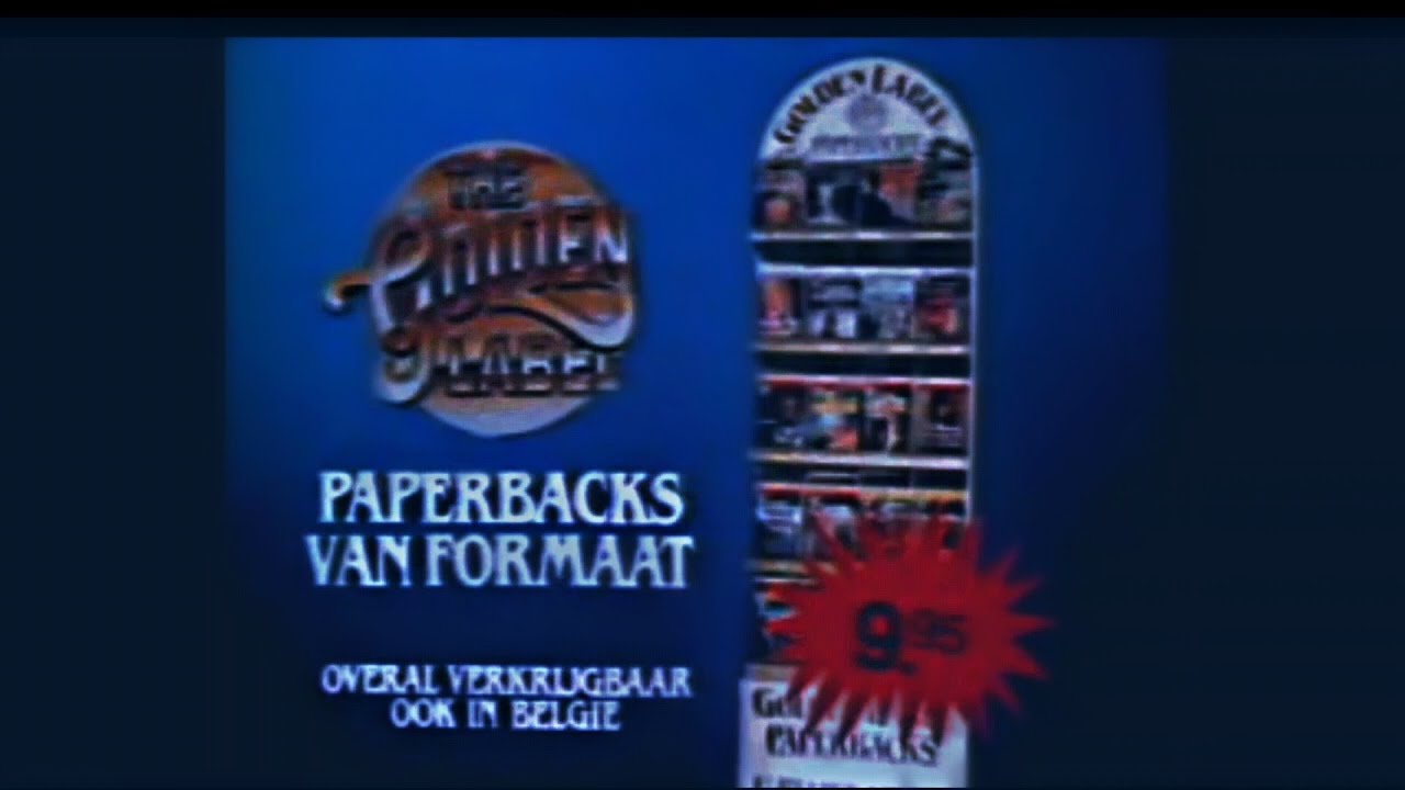 K-Tel / Golden Label Paperback Reeks - TV Reclame (1983) 01 - YouTube