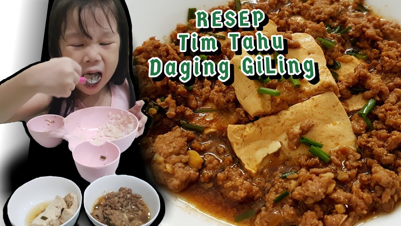 RESEP TIM TAHU DAGING GILING SEDAP MANTAP - YouTube