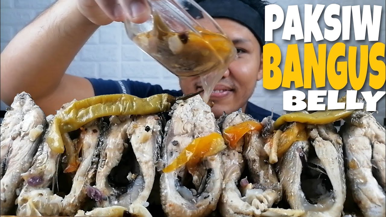 PAKSIW NA TABA NG BANGUS | FISH BELLY FATS MUKBANG ASMR - YouTube