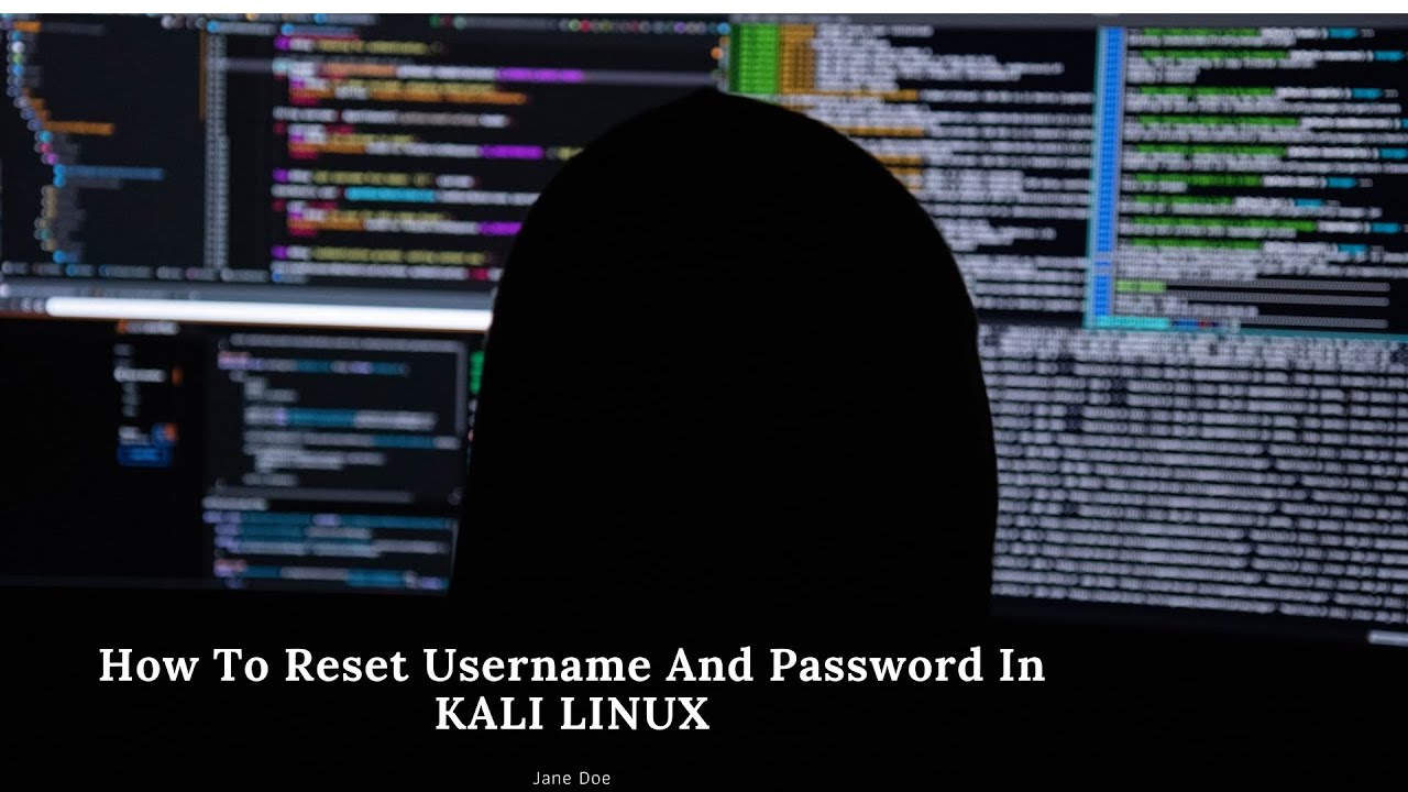 How to Reset Username And Password in Kali - YouTube how-to-reset-username-and-password-in-kali-youtube