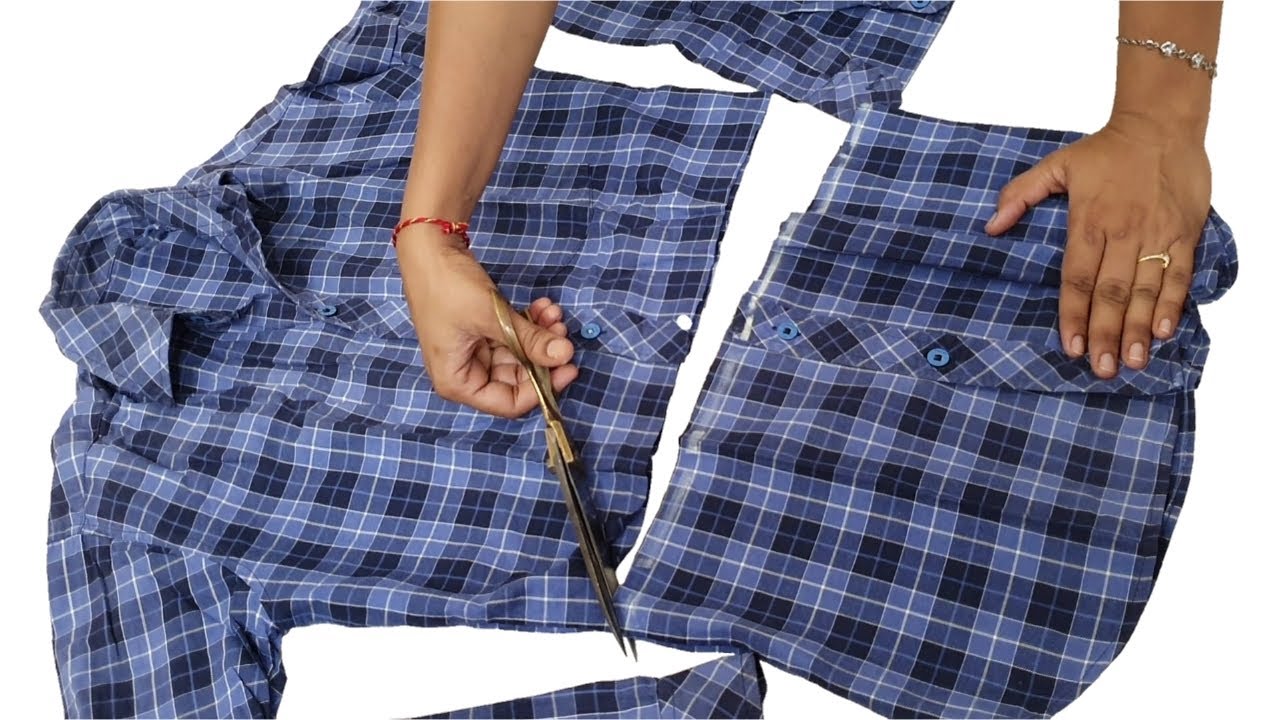 Transformation Idea From Shirt # Waste Cloths Recycle Idea # Shirt Re ...