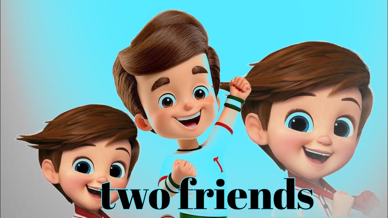 English Story /Two Friends /English cartoon /Spoken cartoon /New 2024 ...