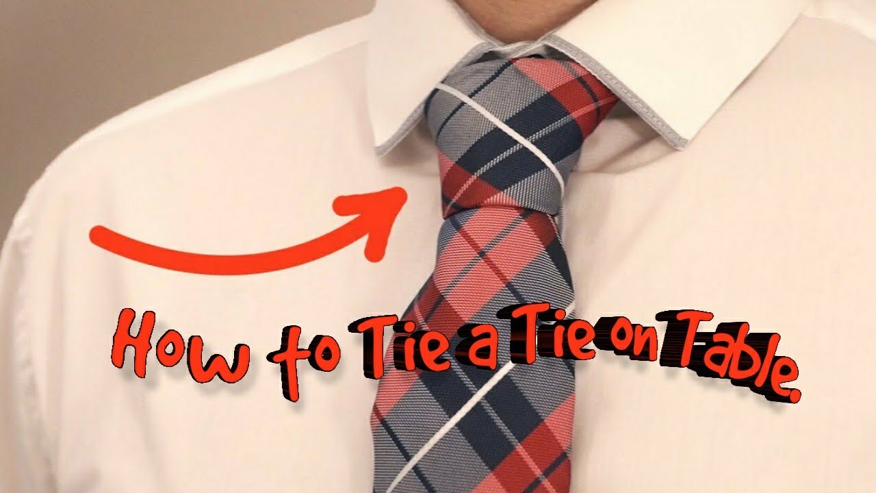 How_to_Tie_a_Tie_on_Table ? | Most Easy Way. - YouTube