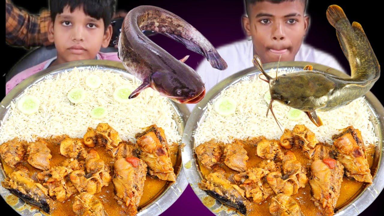 Cat 🐠🐬🐟Fish Curry with Rice Eating Challenge | Machli🦈🐠Chawal Khane Ka ...