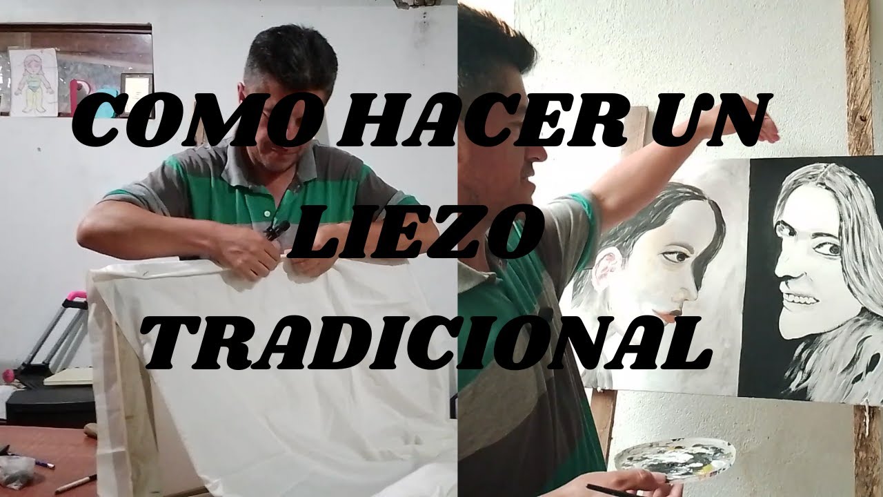 Como Hacer Un Lienzo/ + (Pintando en el lienzo) / 2024 - YouTube