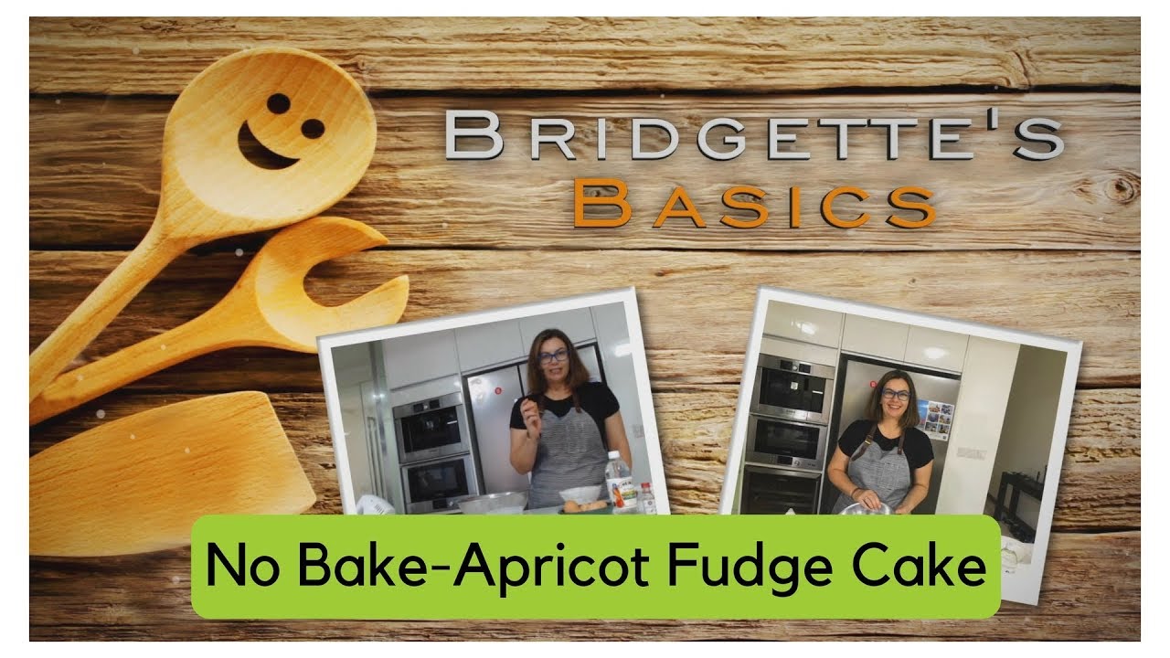 Bridgette's Basics - No Bake Apricot Fudge Cake - YouTube