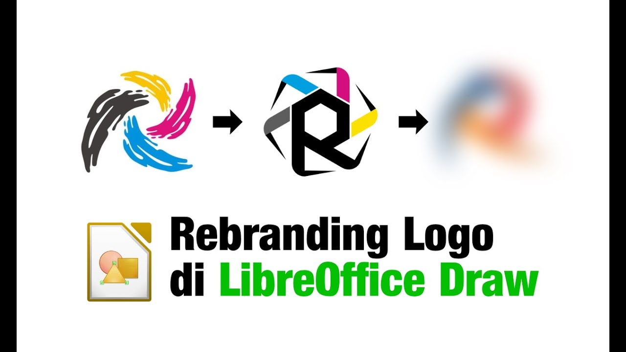 Membuat Logo Menggunakan LibreOffice Draw, Software Desain Gratis - YouTube