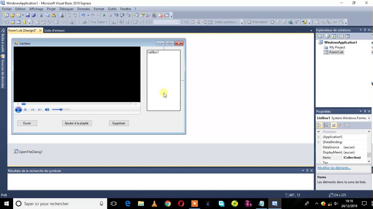 Comment créer une playlist avec Visual Basic - YouTube