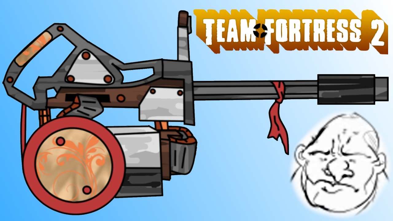 TF2: Heavy's Early Weapon Concepts - YouTube