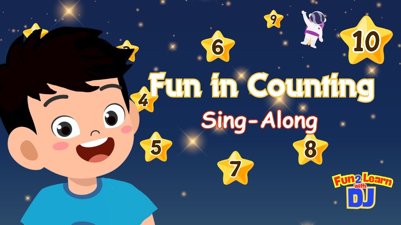 Sing-Along | Counting Fun Song | Count from 1 to 10 - YouTube