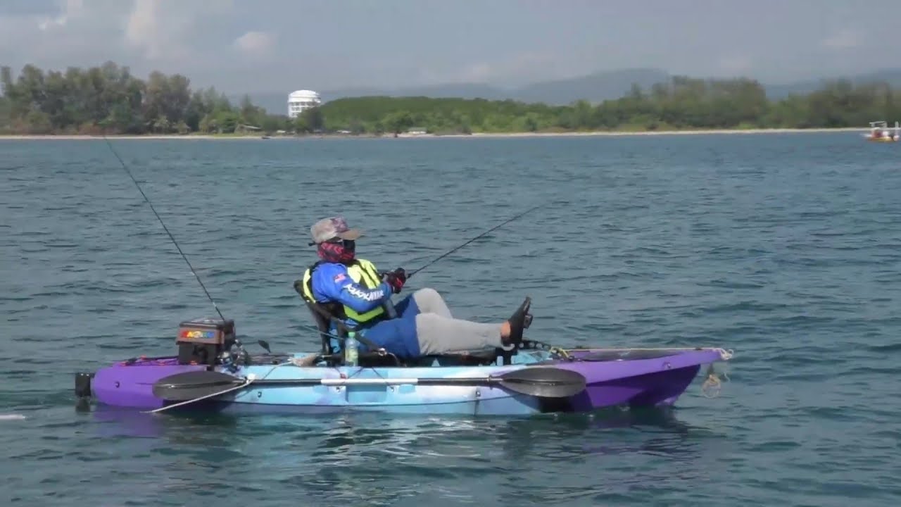 KAYAK FISHING, MEMANCING MENGGUNAKAN KAYAK.. AREA PULAU ULAR KUANTAN ...