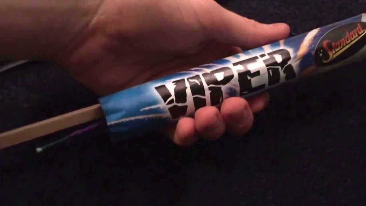 Standard fireworks viper rocket - YouTube