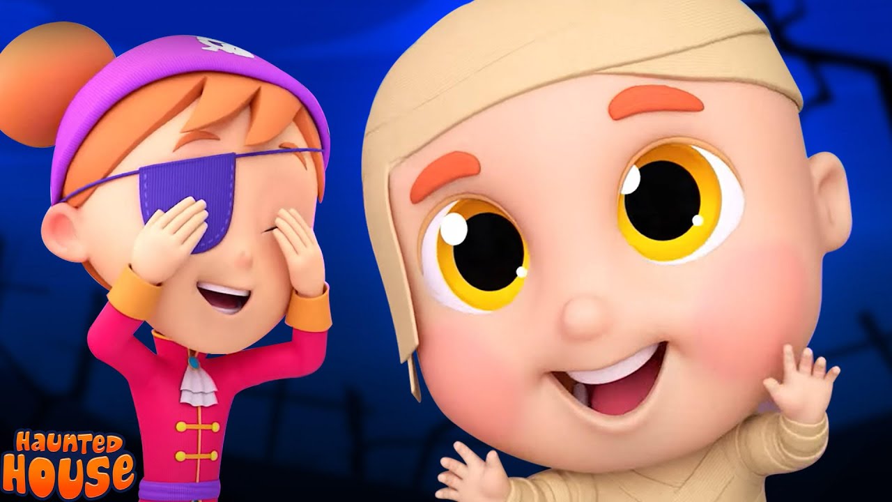 Scary Peek A Boo, Halloween Rhymes for Children by Haunted House - YouTube