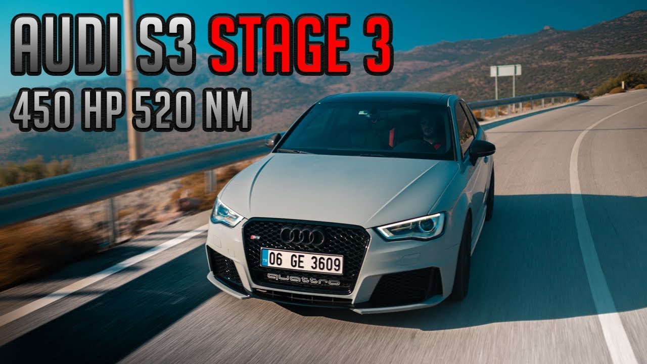 Audi S3 Stage 3 Test Sürüşü / Türkiyenin en hızlı 8V'lerinden Biri ...