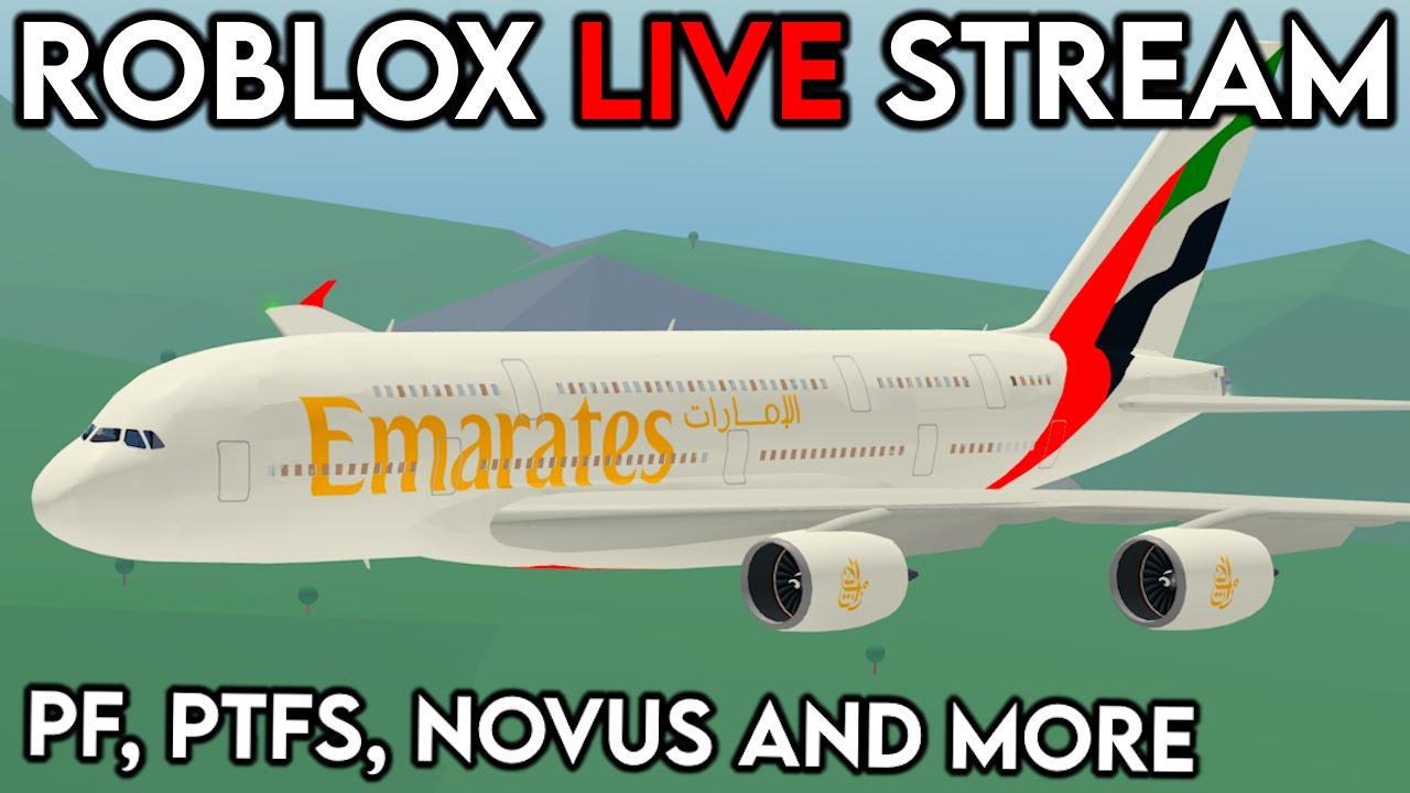 🔴ROBLOX FLIGHT SIM LIVE STREAM! | PTFS | Project Flight | Novus - YouTube