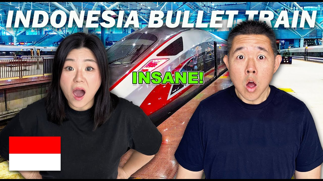 FIRST CLASS BULLET TRAIN in Indonesia is INSANE!! 🚅🇮🇩 - YouTube
