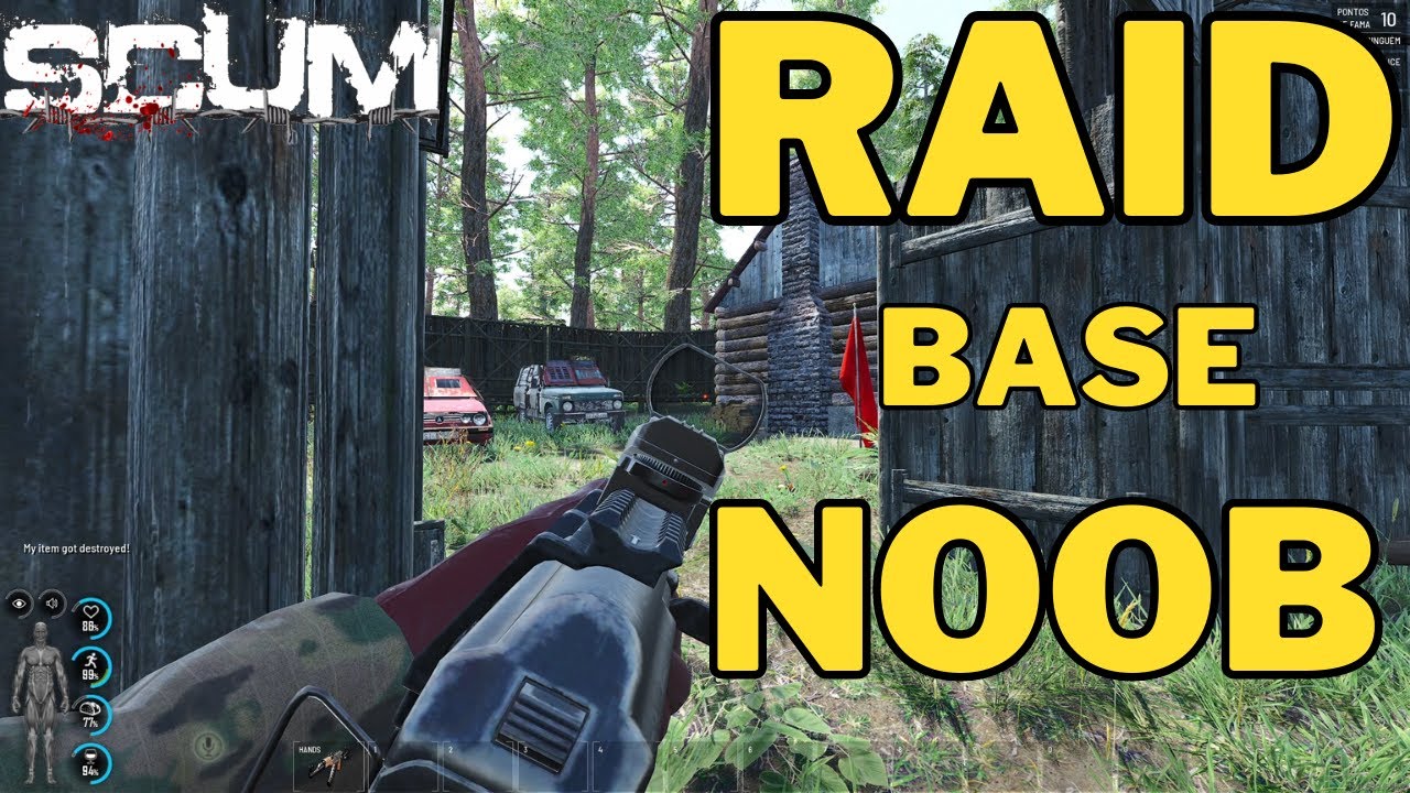 RAID NA BASE DO GRINGO NOOB - YouTube