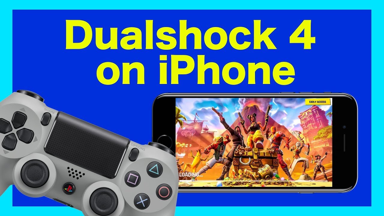 How to Connect a PS4 Controller to your iPhone (iOS 13) - YouTube
