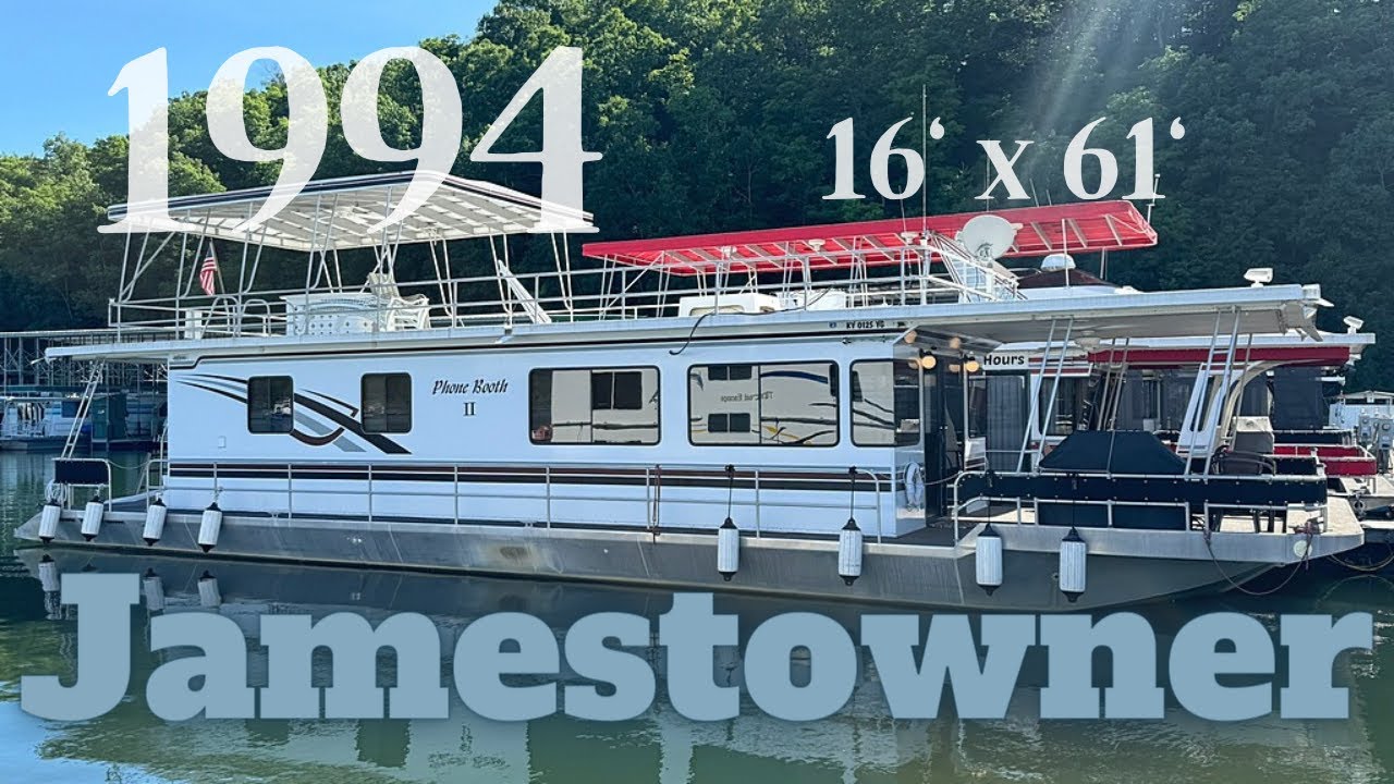 1994 Jamestowner 16' x 61' Houseboat for Sale by HouseboatsBuyTerry.com ...
