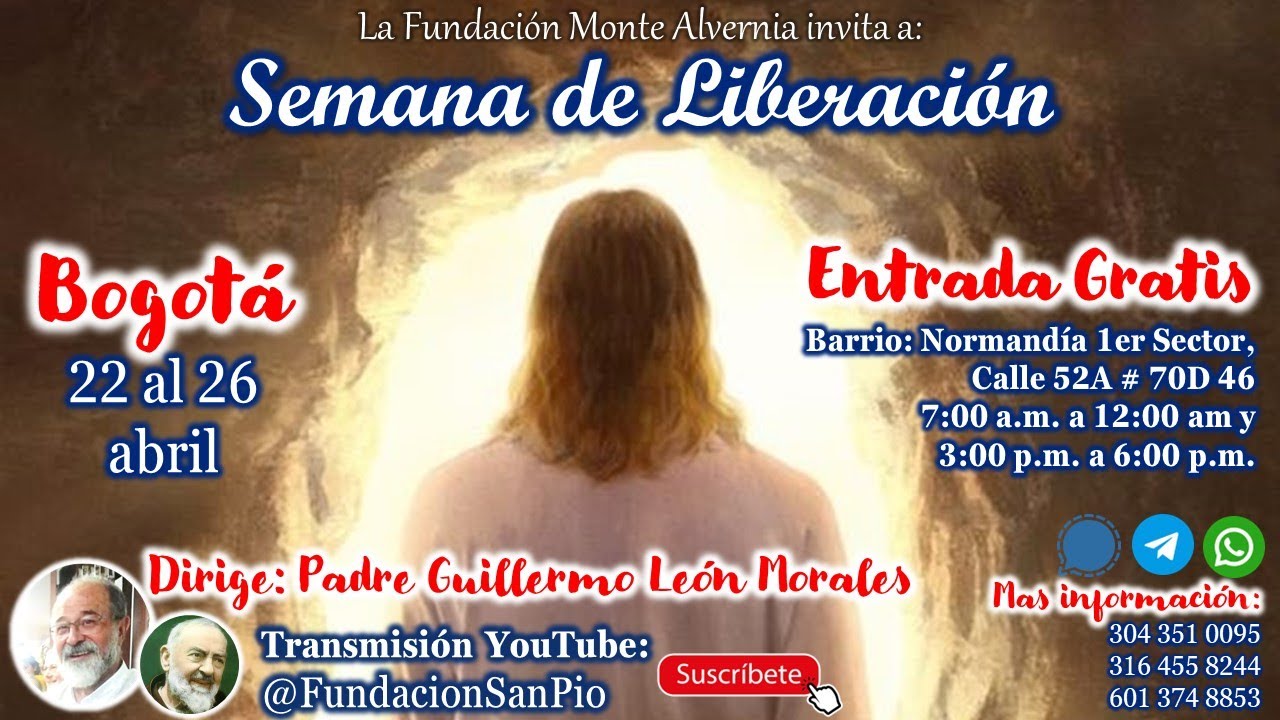 Oración y Eucaristía - Fundación Monte Alvernia 23 de Abril 2024. - YouTube