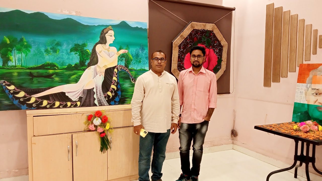 Koshi Painting Exhibition By Artist Rajeev Raj,Purnea,Bihar #ArtVlog # ...
