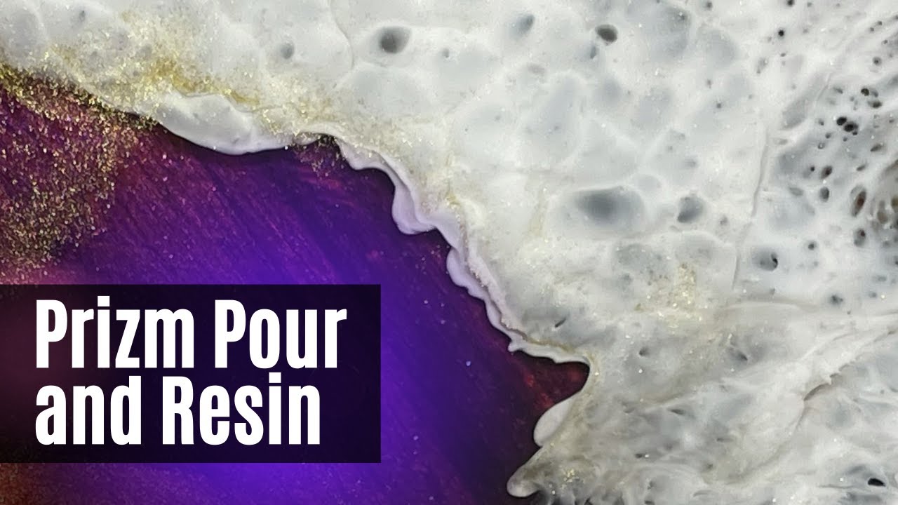 Resin and Prizm Pour Paint | 642 - YouTube