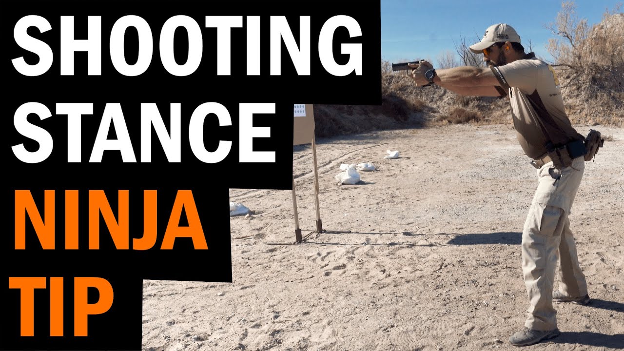 Shooting Stance Ninja Tip to Battle Recoil with Tactical Performance ...