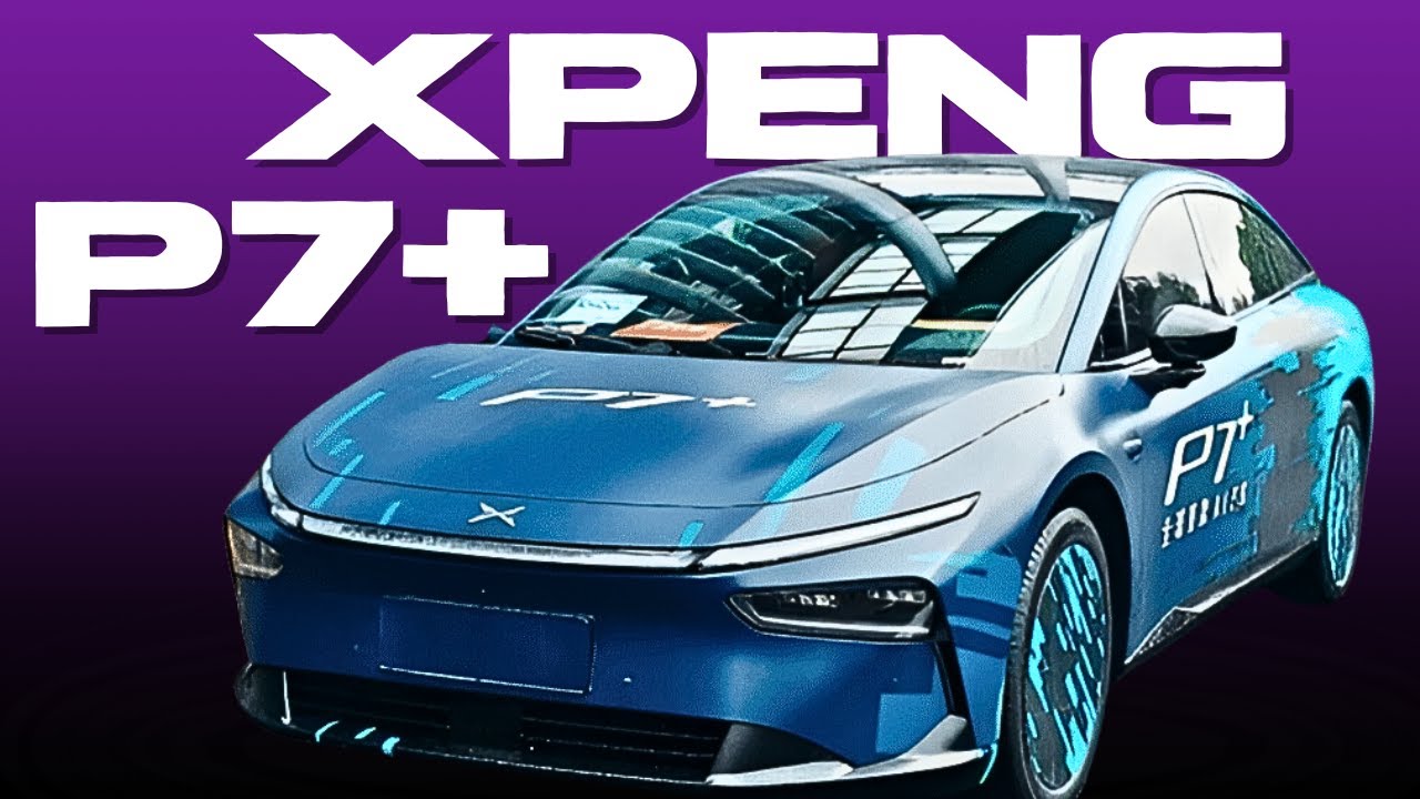 Xpeng Reveals P7+ Prototype at Apsara Conference 2024 - YouTube