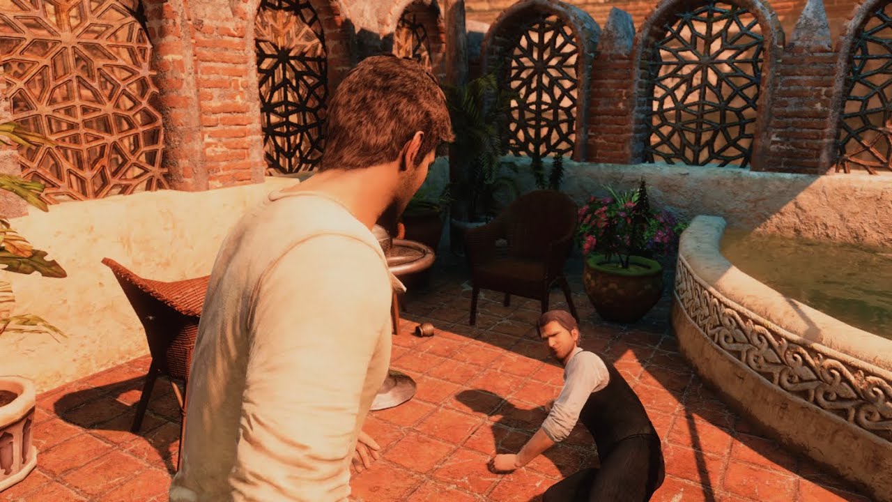 Uncharted 3 PS5 - Talbot Chase & Fight (Crushing) [4K HDR] - YouTube