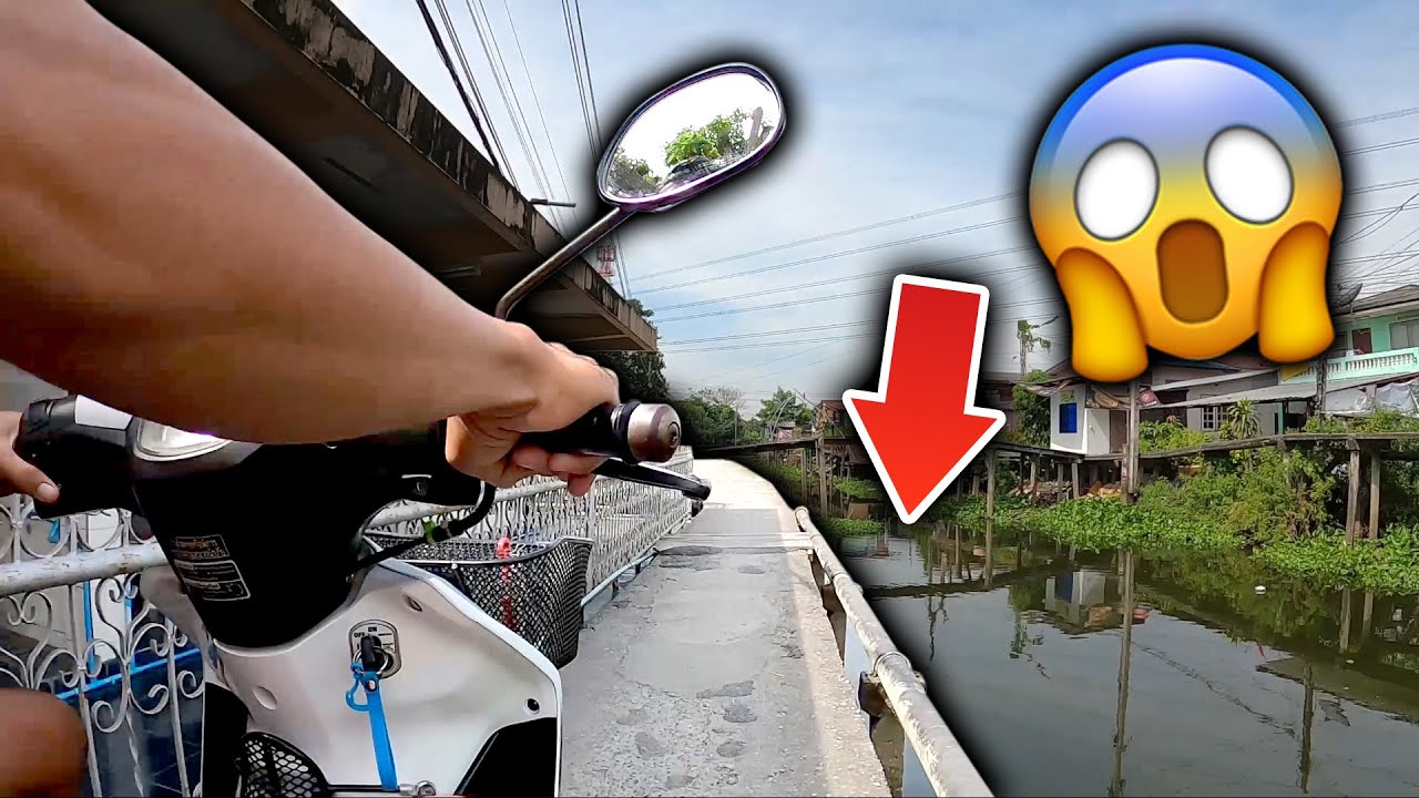 Scary Canal Motorcycle Ride In Bangkok - YouTube