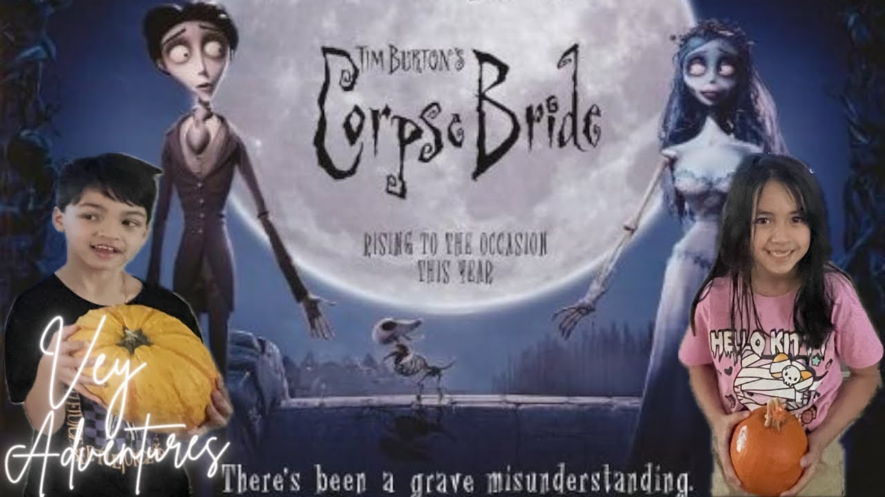 Corpse Bride Movie Watch Party + Painting Pumpkins - YouTube