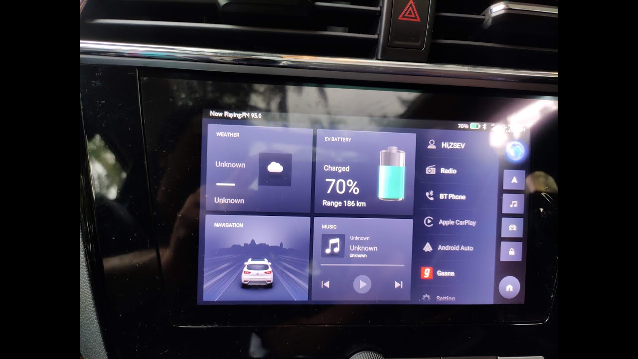 MG ZS EV instrument cluster complete Interior Review , - YouTube
