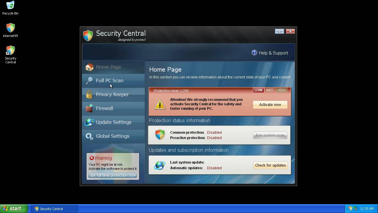 Removing Security Central - YouTube