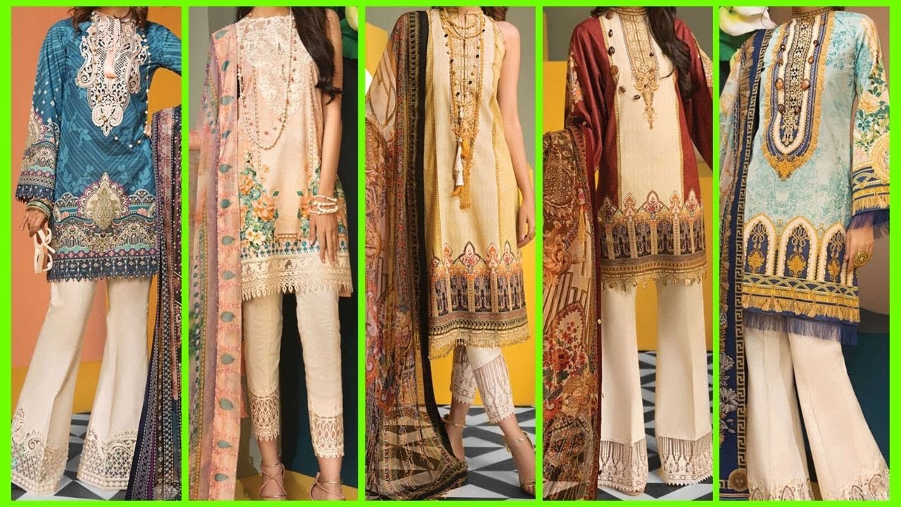 Stylish Lawn Kurti Designs || New Stylish Lawn Dress Design 2020 ...