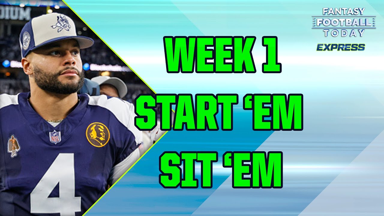 Fantasy Week 1 Starts & Sits PART 1: BEST matchups, Players to AVOID ...